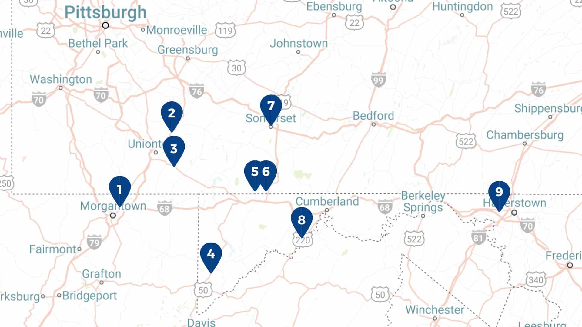 Locations - 5 Star Buildings